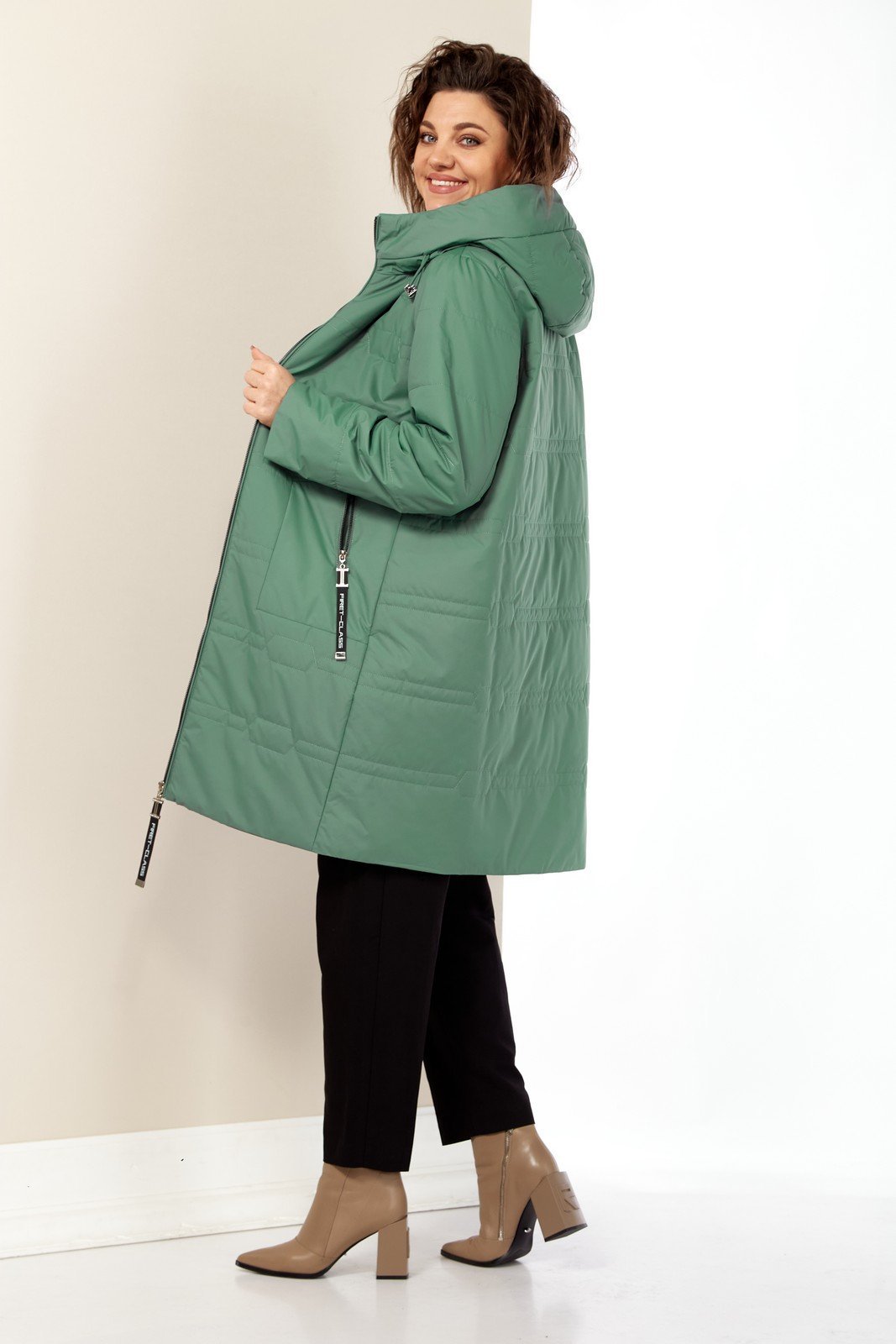 Куртка 2180 мята Shetti купить в интернет магазине Велесмода